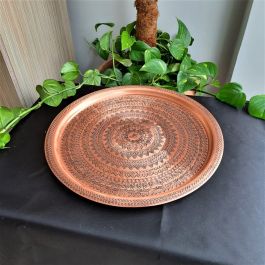 Grape Copper Tray - 45x45 - Copper Trays, Copper|Metal Trays