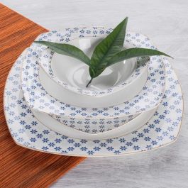 24 Piece Starry Design Dinnerware, Service for 6